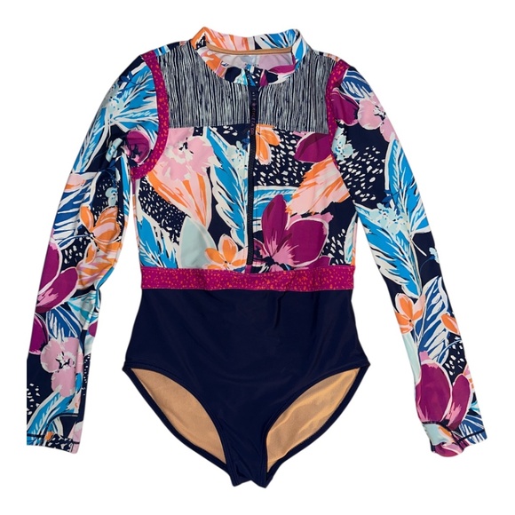 Athleta | Swim | Athleta Girl Paradise Splash One Piece Swimsuit ...